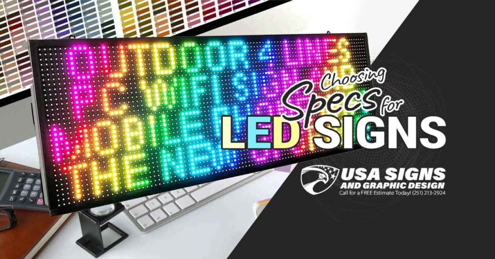 LED Signs Foley Alabama | Materials & Lighting Guide